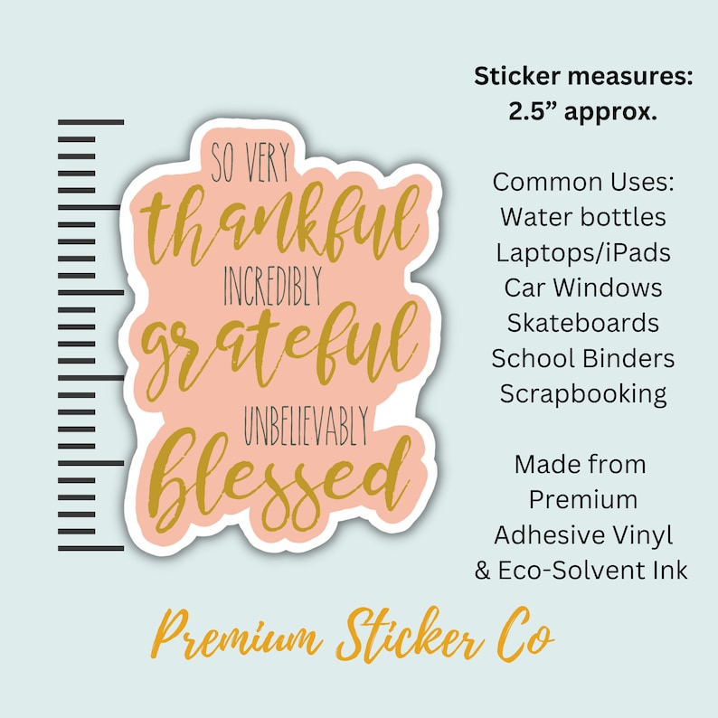 Grace Definition Christian Sticker Water Bottle Sticker Laptop Sticker ...