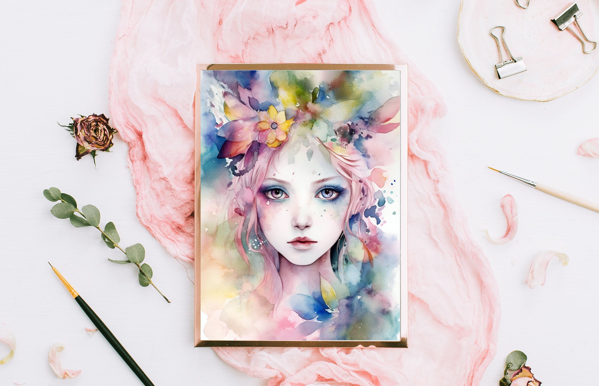 Fairy Reverse Coloring Pages, Instant Download, Coloring Page ...