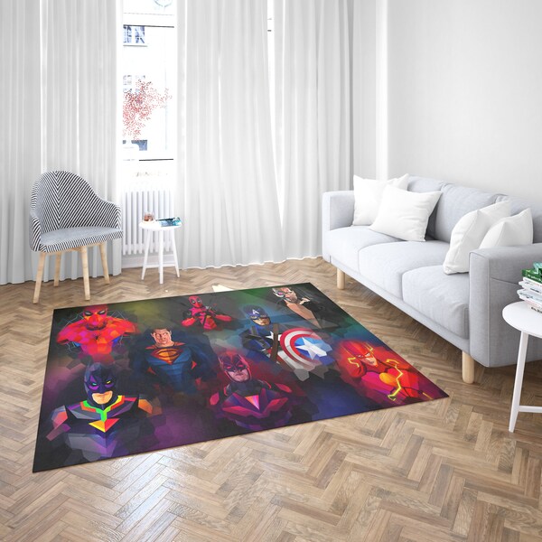 Avengers Rug - Etsy