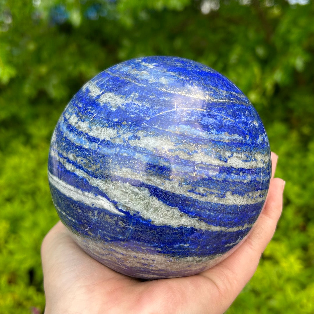 1.8kg Natural Lapis Lazuli Sphere,lapis Lazuli Crystal Ball,crystal ...
