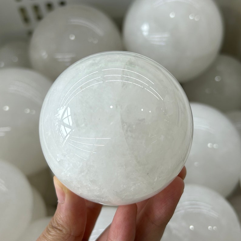 Large Clear Quartz Sphere,huge Sphere,clear Quartz Ball,clear Quartz ...