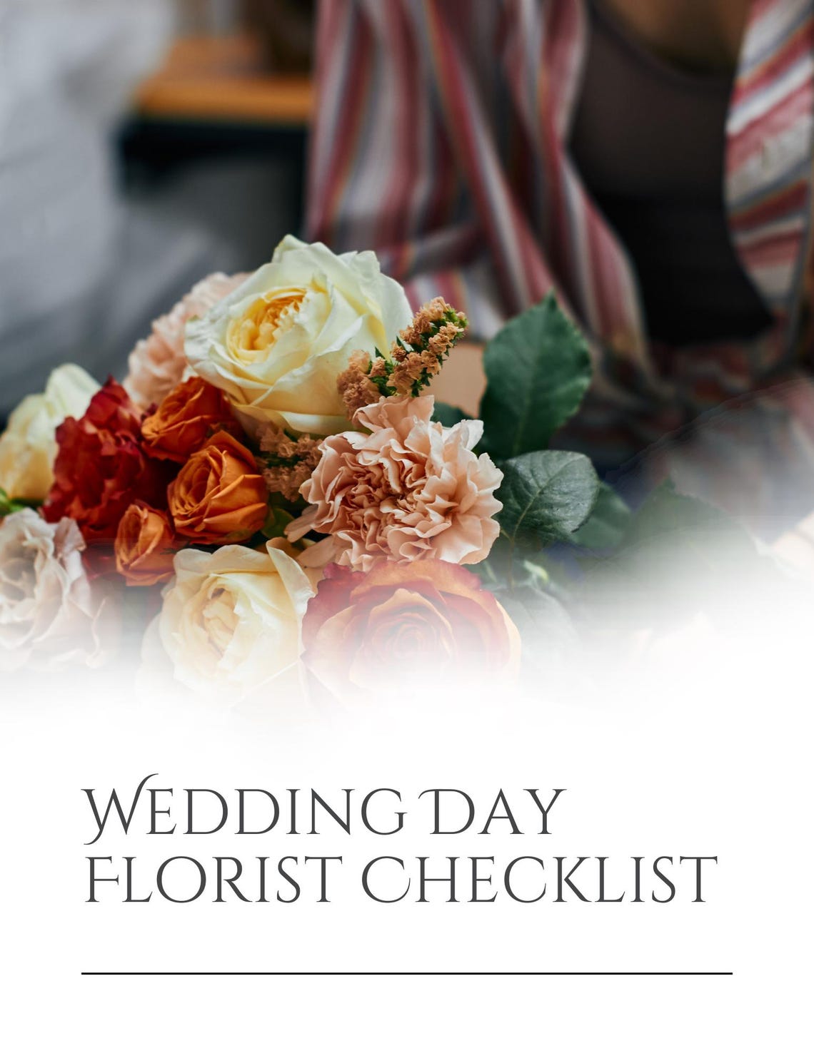 Printable Wedding Florist Checklist | Digital Floral Planning Guide for Wedding Day Setup ...