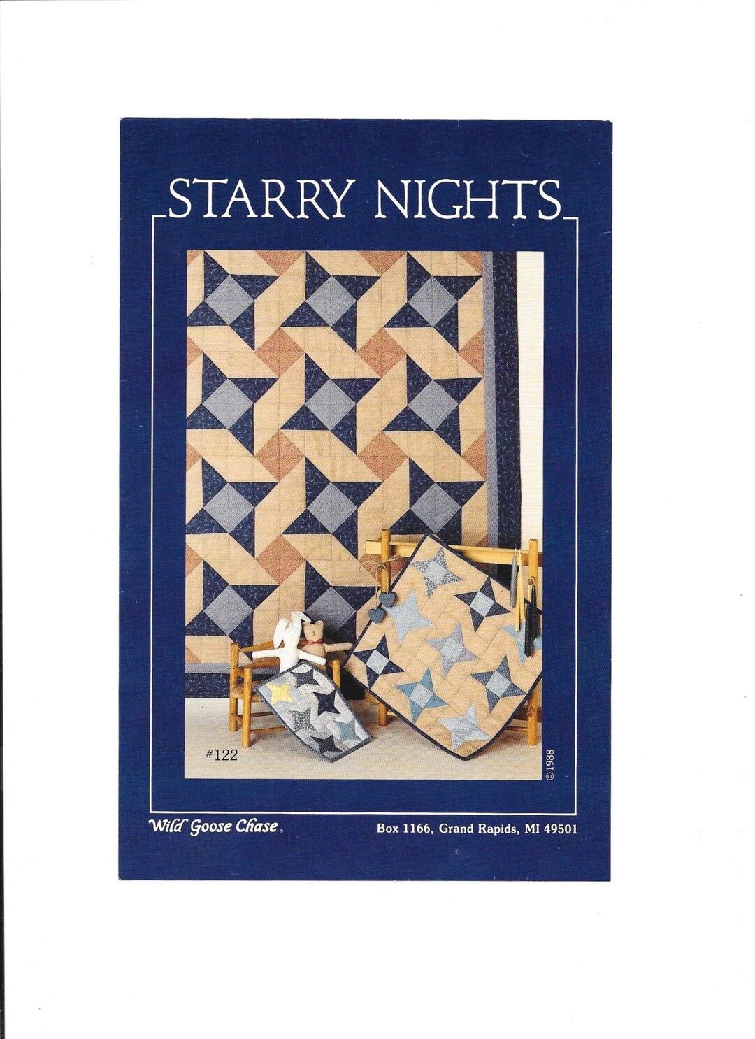 STARRY NIGHTS Quilt Pattern | Baby - King, Wall Hanging, Mini | Wild ...