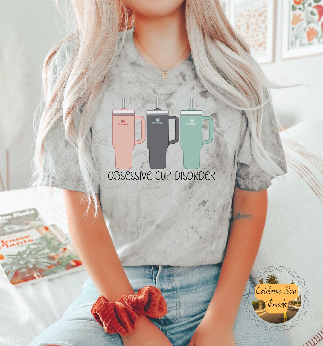 Obsessive Cup Disorder, Comfort Colors Unisex Color Blast T-shirt - Etsy