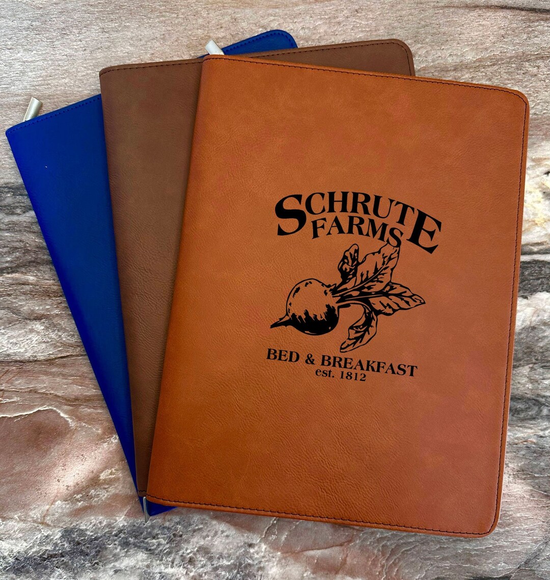 Schrute Farms the Office Portfolio, Dwight Schrute Vegan Leather ...