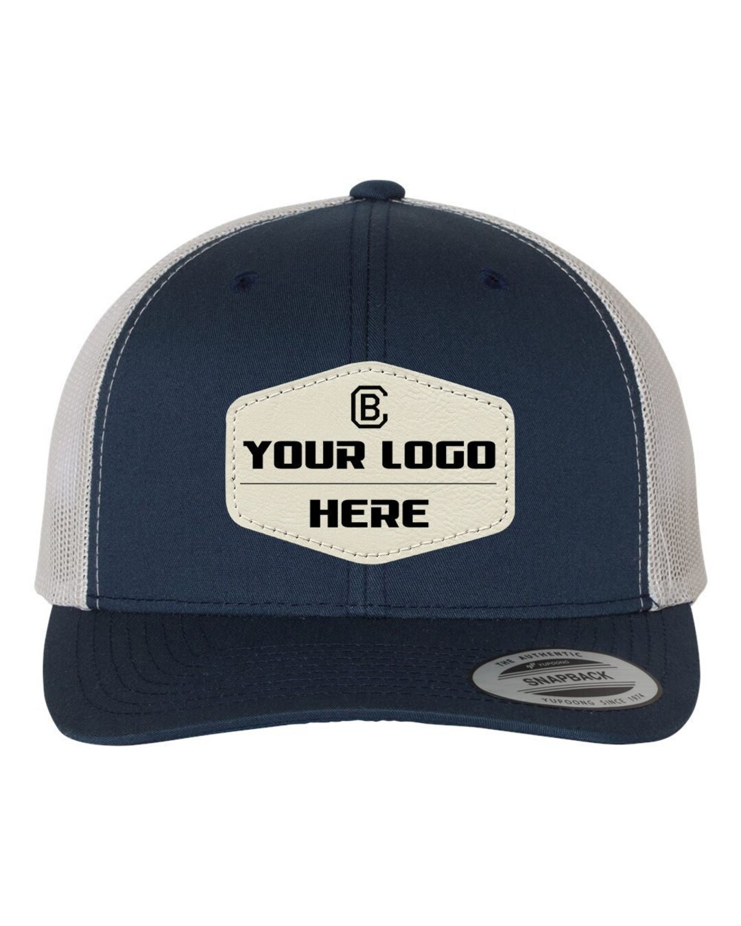 Custom Hat, Leatherette Patch Hat, Personalized Logo Hat, Company Logo ...