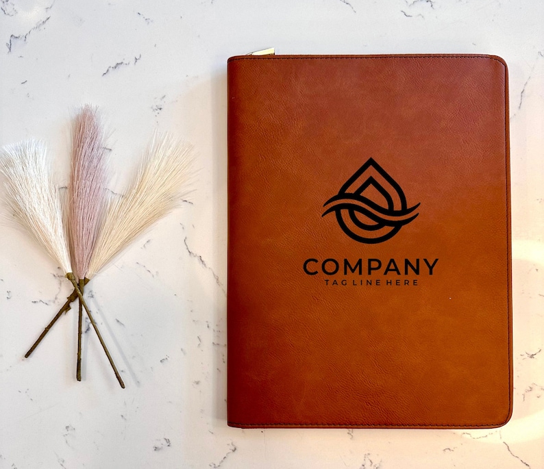 Personalized Company Portfolio, Custom Refillable Corporate Portfolio ...