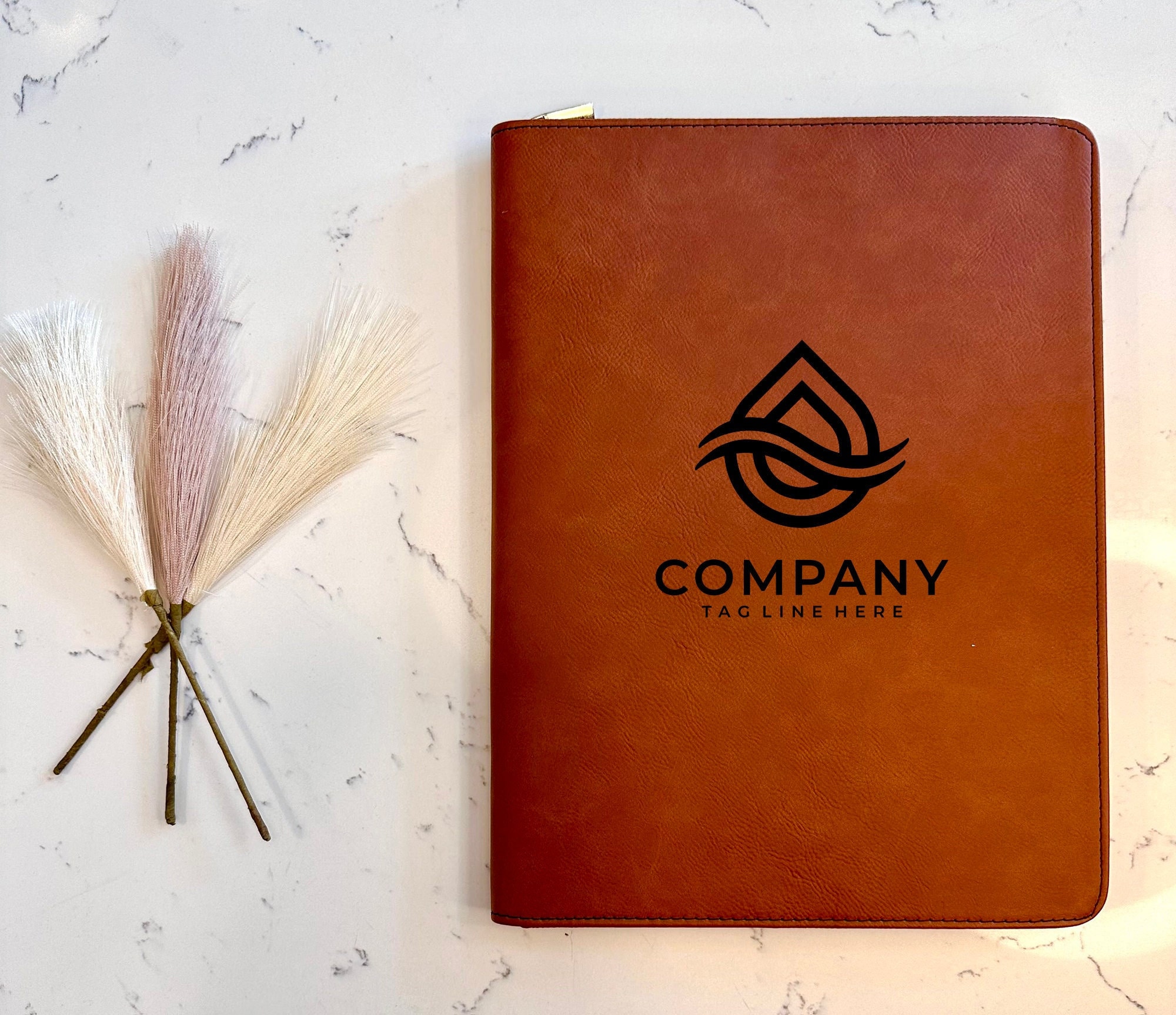 Personalized Company Portfolio, Custom Refillable Corporate Portfolio ...