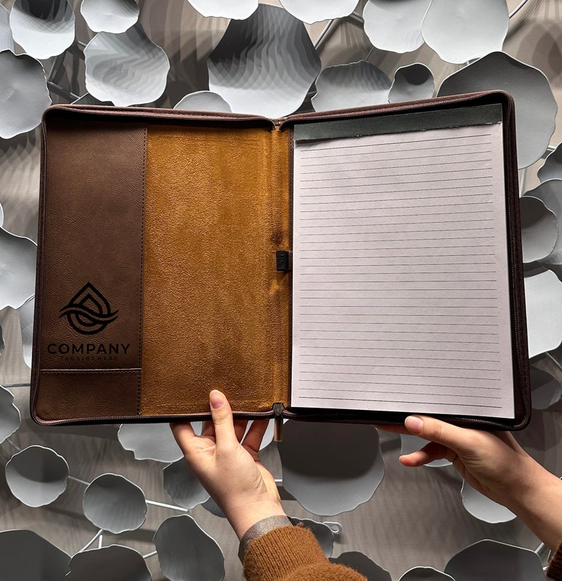 Personalized Company Portfolio Custom Refillable Corporate - Etsy