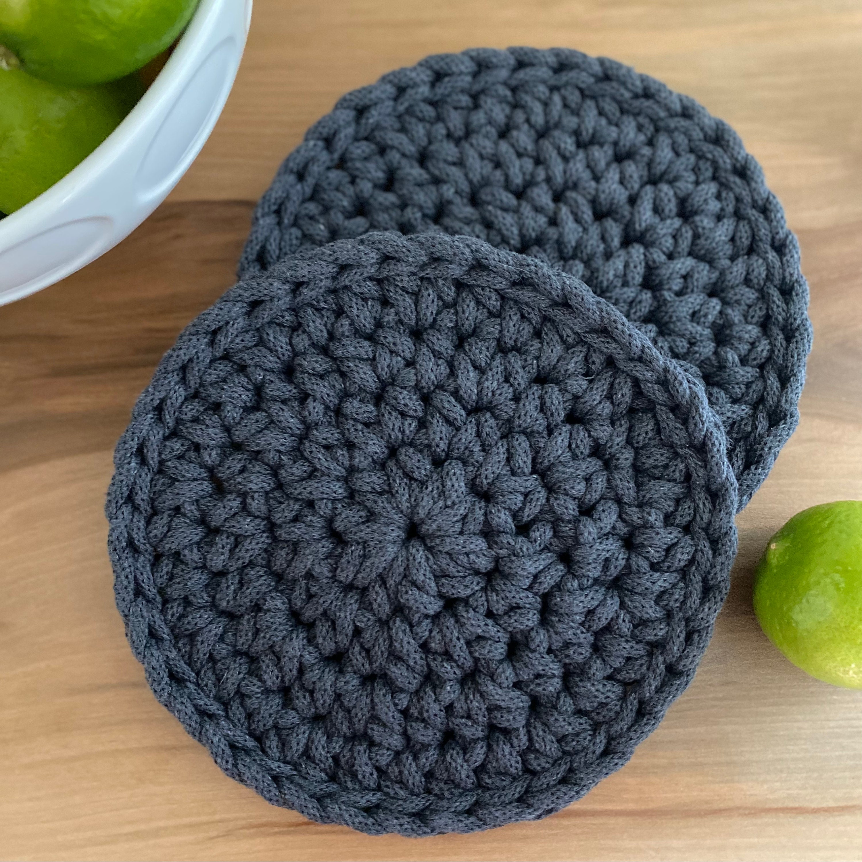 Handmade Round Crochet Trivet, Farmhouse Trivet, Modern Farmhouse ...