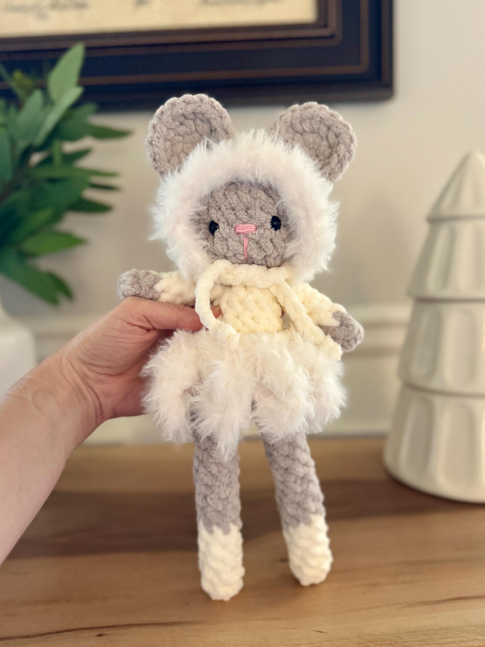 Crochet Ballerina Mouse Plushie: Handmade Brie Mouse Doll - Etsy