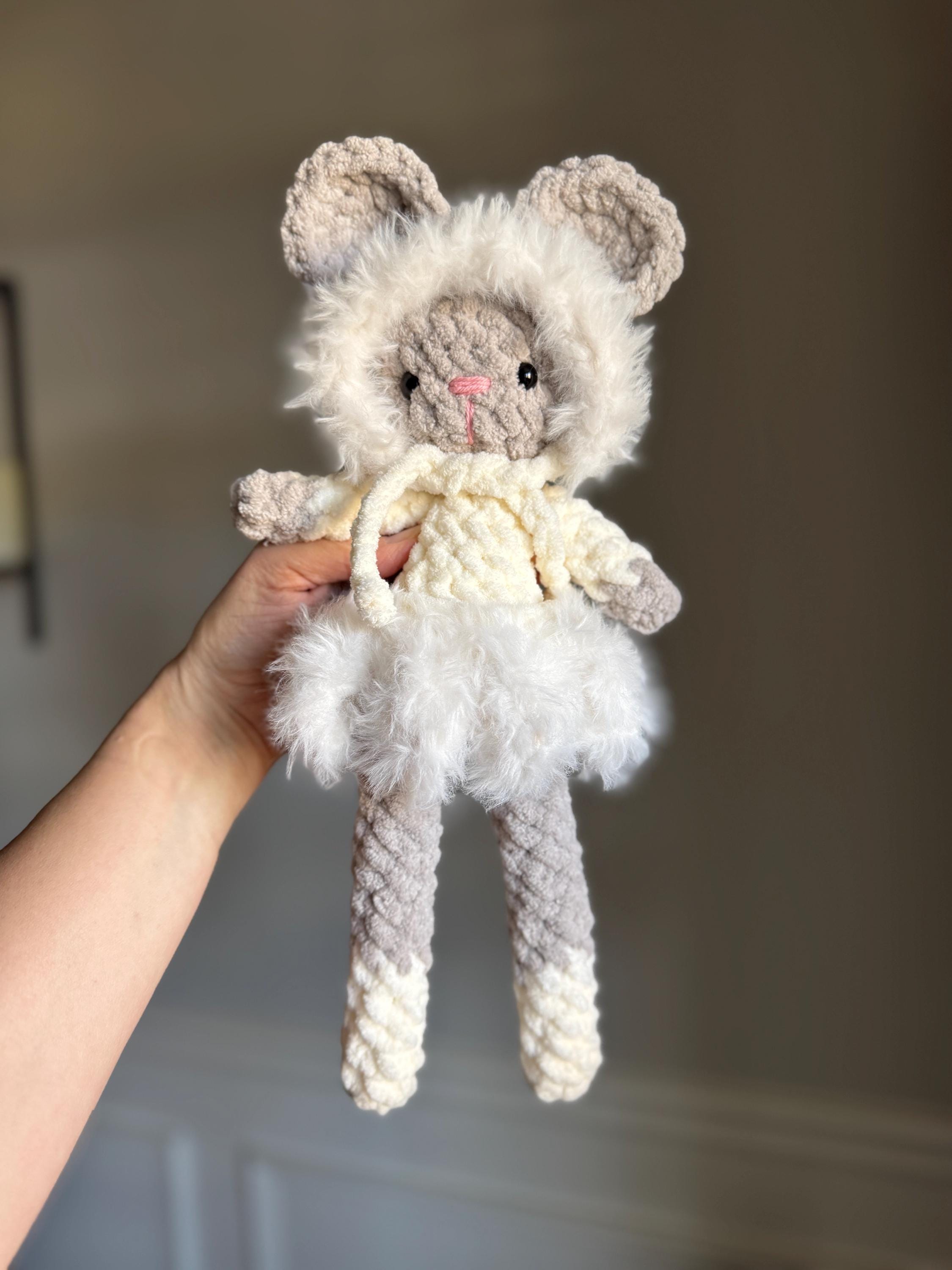 Crochet Ballerina Mouse Plushie: Handmade Brie Mouse Doll - Etsy