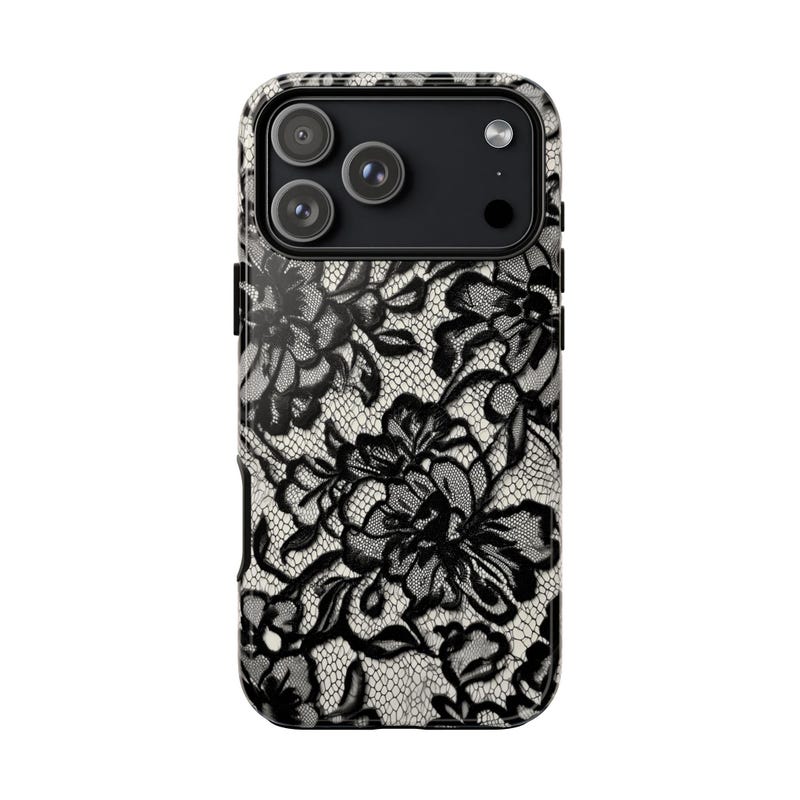Black Lace iPhone Case - Etsy