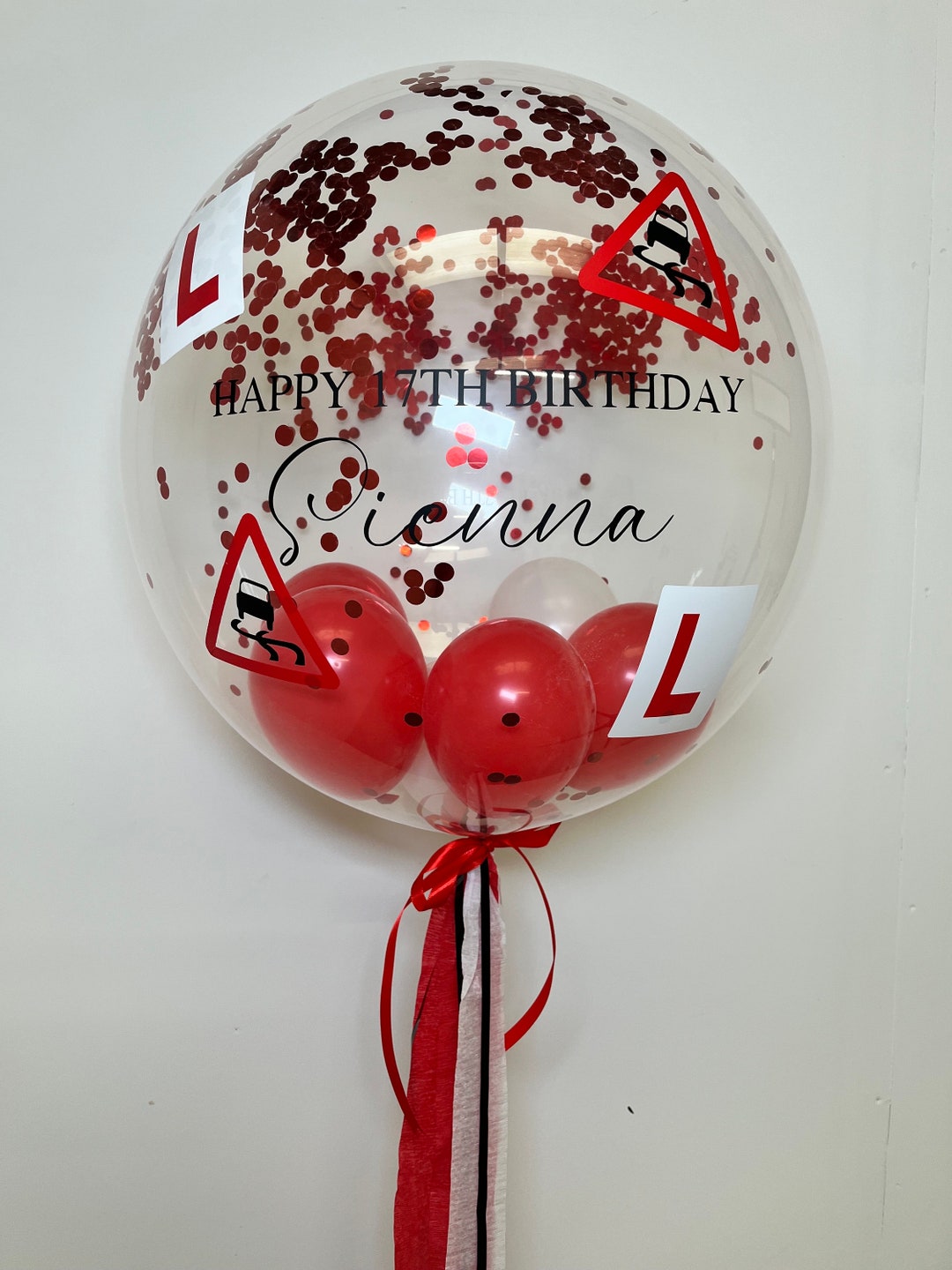 24 Learner Driver Personalise Bubble Balloon. - Etsy UK