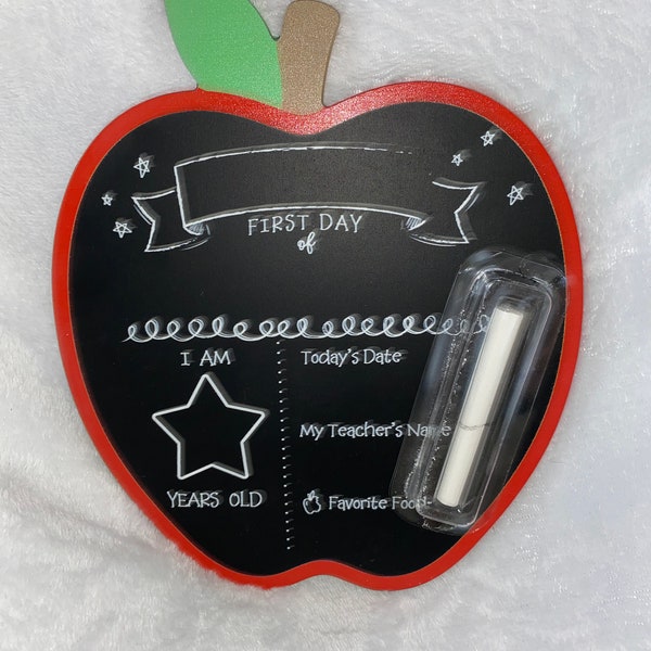 Apple Chalkboard - Etsy