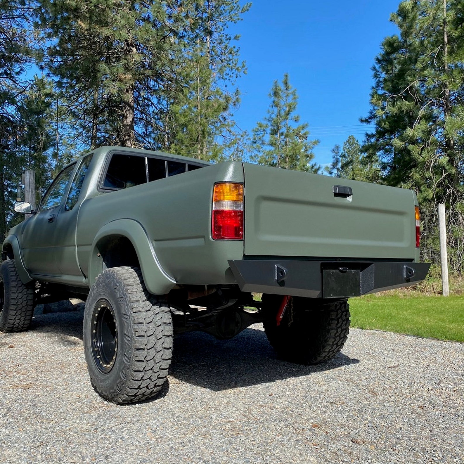 89-95 Toyota Pickup Rear Hitch Bumper Build Templates - Etsy