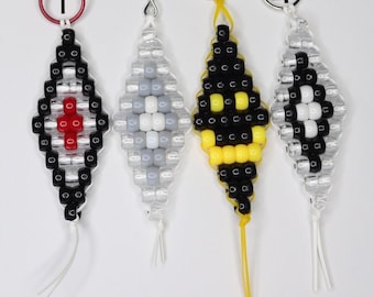 Minecraft Creeper Pony Bead Keychain - Etsy