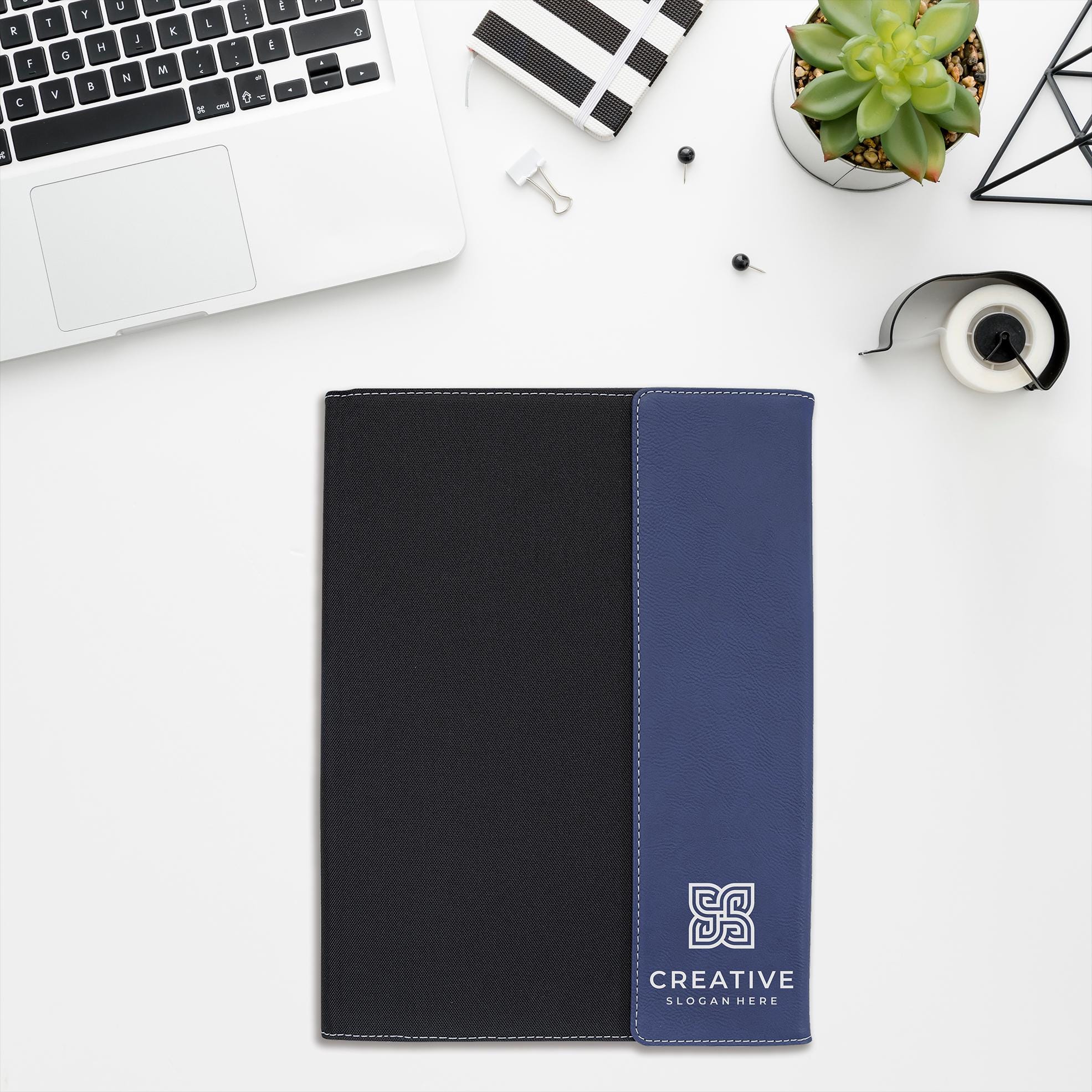 Personalized Leather Portfolio, Custom Business Portfolio, Engraved ...