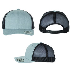 Custom Design Hat, Mesh Back Trucker Hat With Custom Leather Patch ...