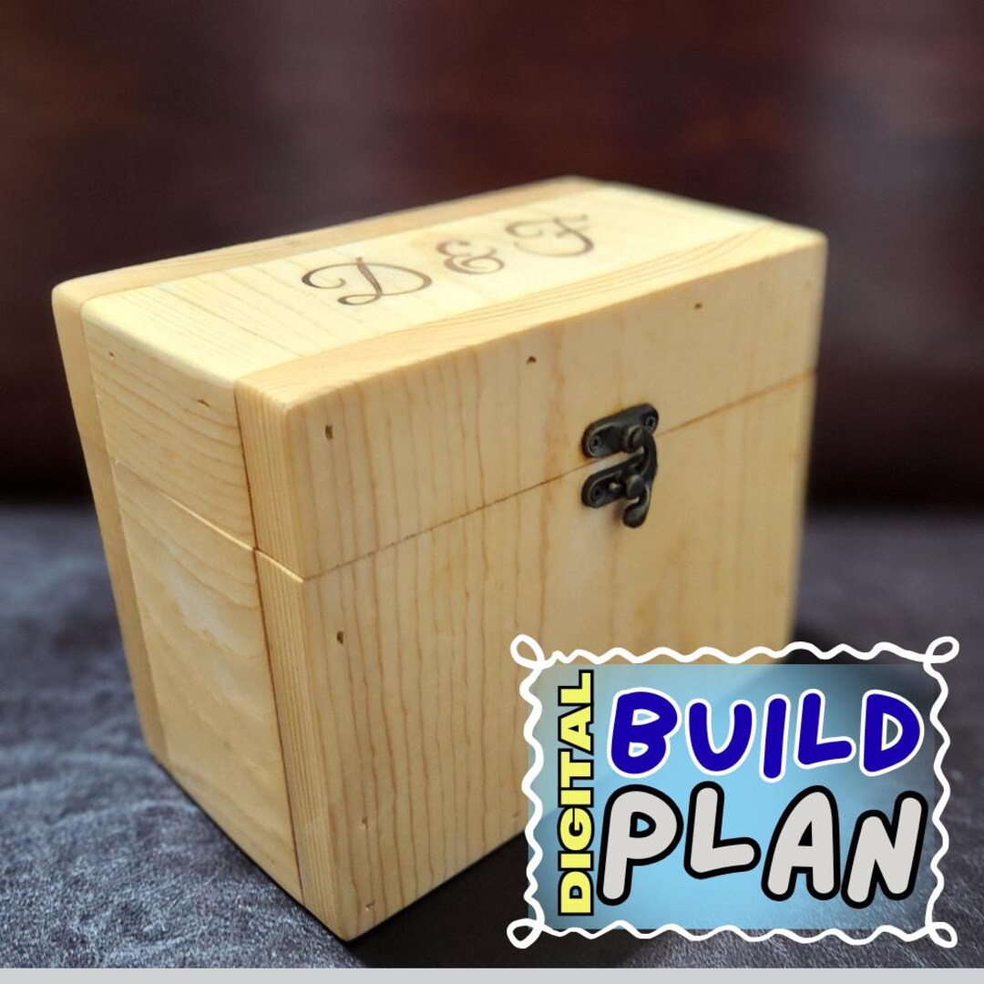 DIY Farmhouse Keepsake Box Plan – Beginner Woodworking Project Plan - Etsy
