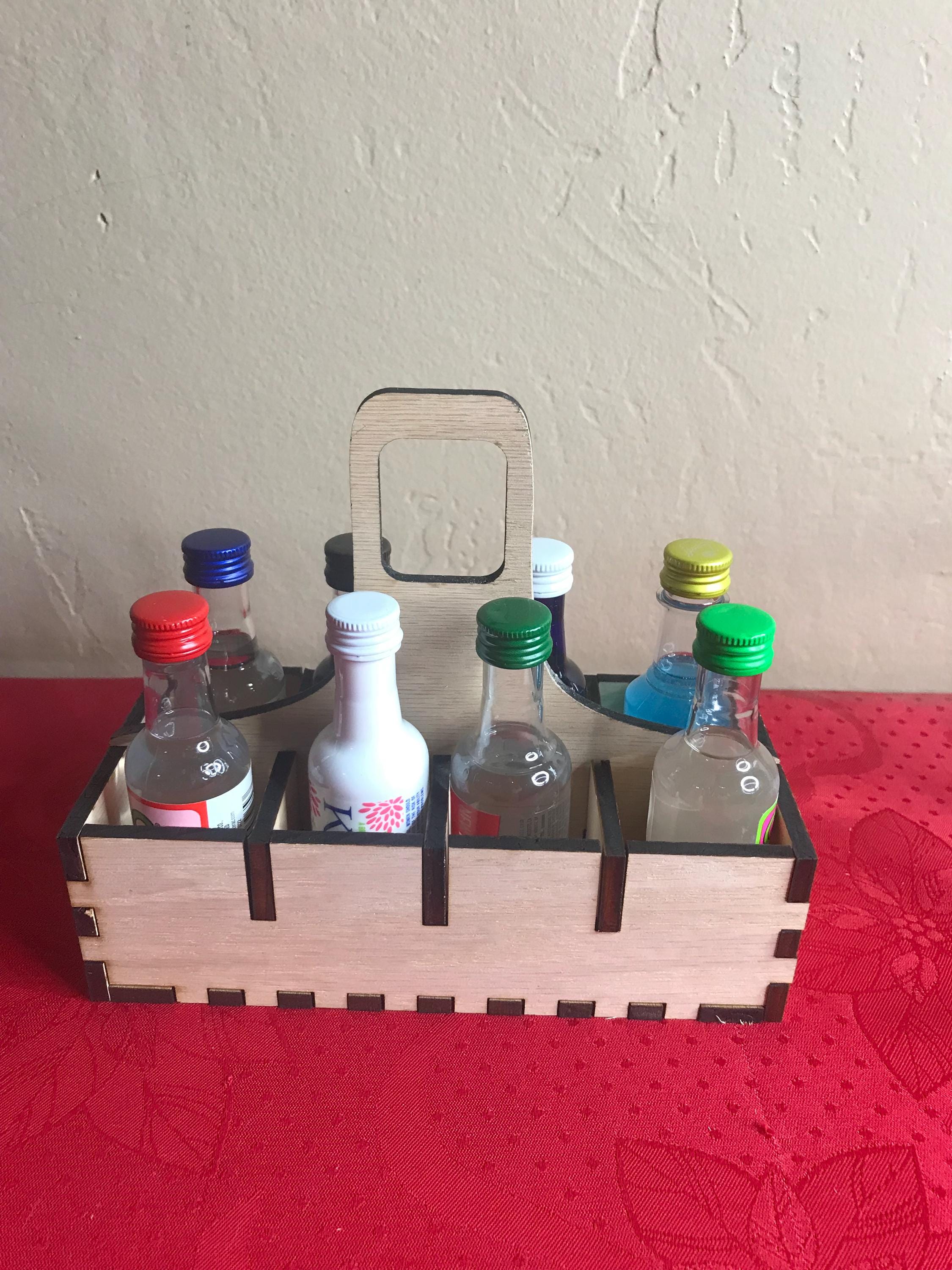 Mini Shot Bottle Holder Lightburn File Only Laser Ready Perfect Gift - Etsy
