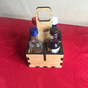 Mini Shot Bottle Holder Lightburn File Only Laser Ready Perfect Gift - Etsy