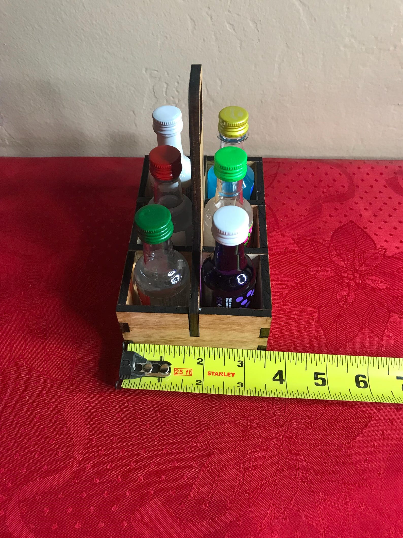 Mini Shot Bottle Holder Lightburn File Only Laser Ready Perfect Gift - Etsy
