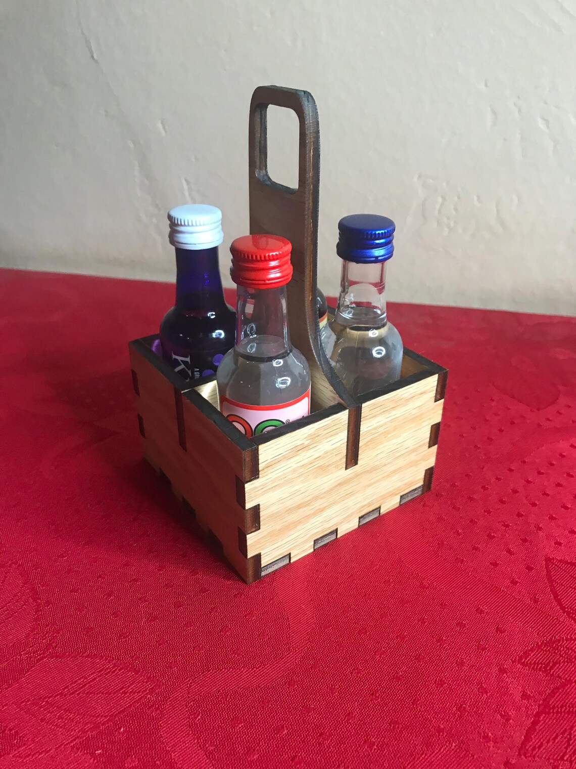 Mini Shot Bottle Holder Lightburn File Only Laser Ready Perfect Gift - Etsy