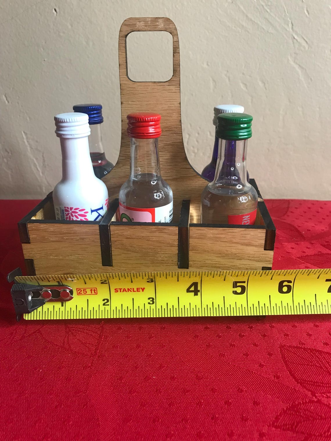 Mini Shot Bottle Holder Lightburn File Only Laser Ready Perfect Gift - Etsy