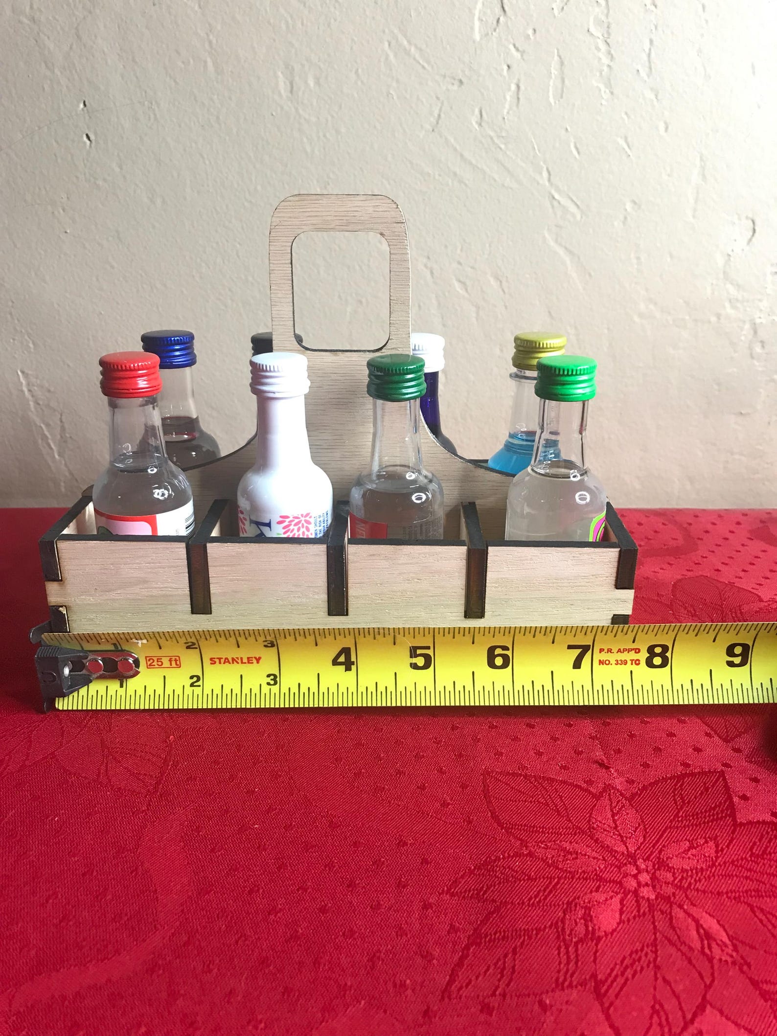 Mini Shot Bottle Holder Lightburn File Only Laser Ready Perfect Gift - Etsy