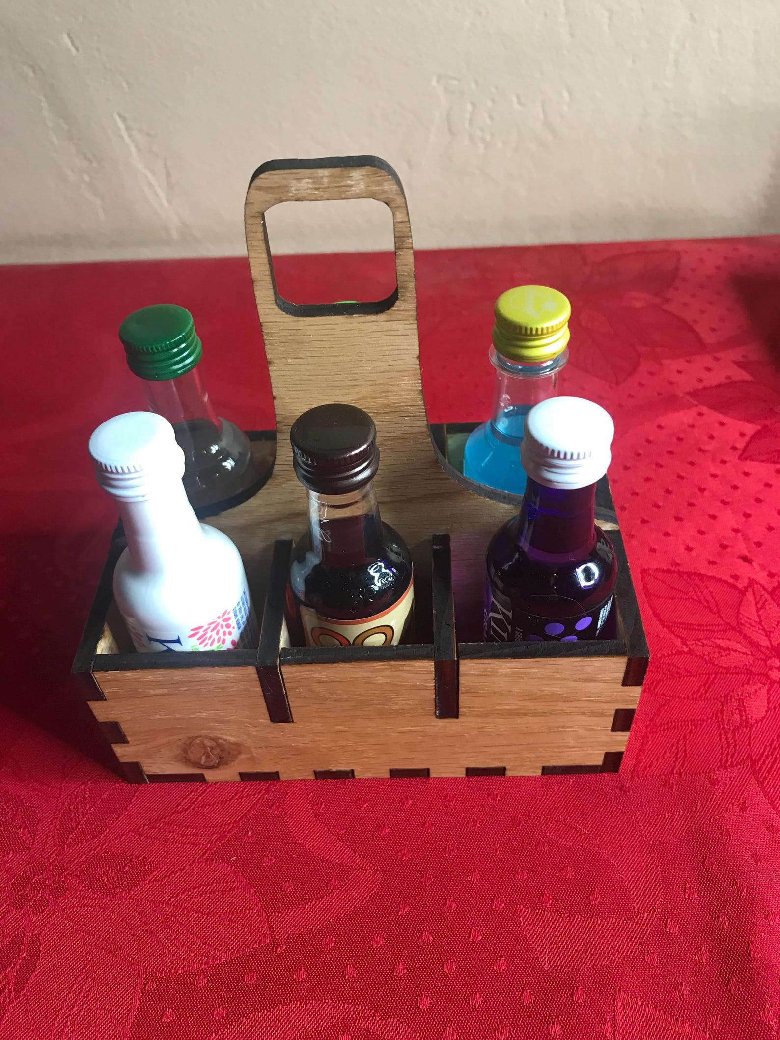 Mini Shot Bottle Holder Lightburn File Only Laser Ready Perfect Gift - Etsy