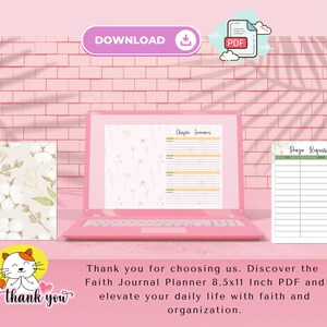 Faith Planner Bible Journal Printable, Digital Download, Instant ...