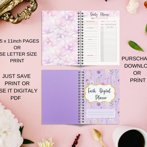 Faith Planner Bible Journal Printable, Digital Download, Instant ...
