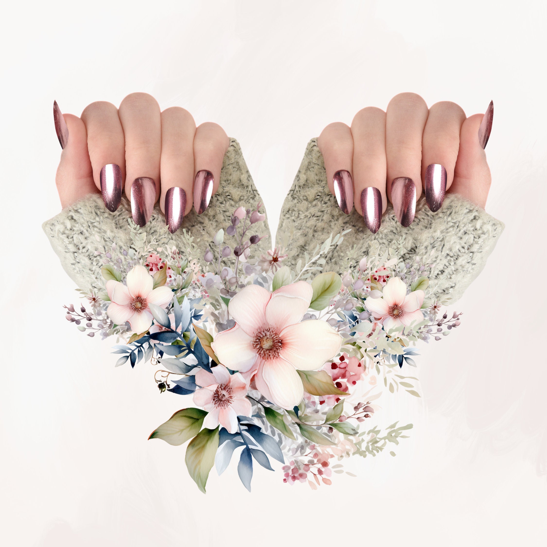 Finger Nail Mockup, Nail Polish Mockup, Instant Download - Etsy