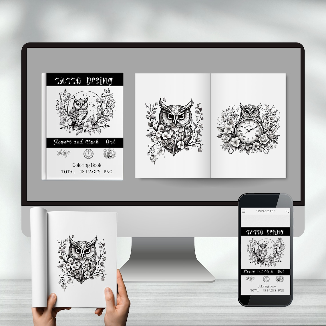 PDF, Tattoo Design, Tattoo, Tattoo Coloring Book, EBOOK Tattoo Pdf ...