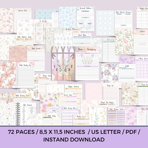 Faith Planner Bible Journal Printable, Digital Download, Instant ...