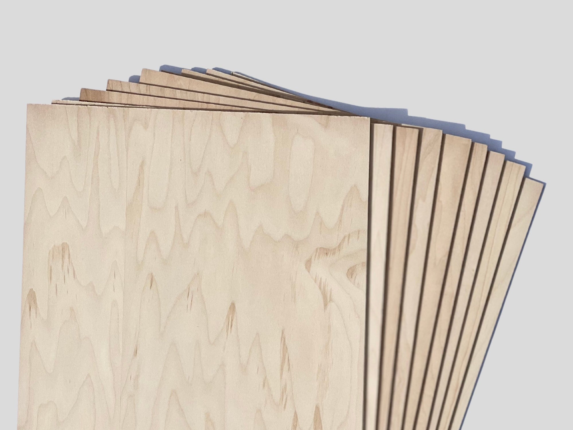 1/4" Maple Plywood, 5.2mm 12x19 Wood Sheets, Glowforge, 10 Sheets, CNC ...