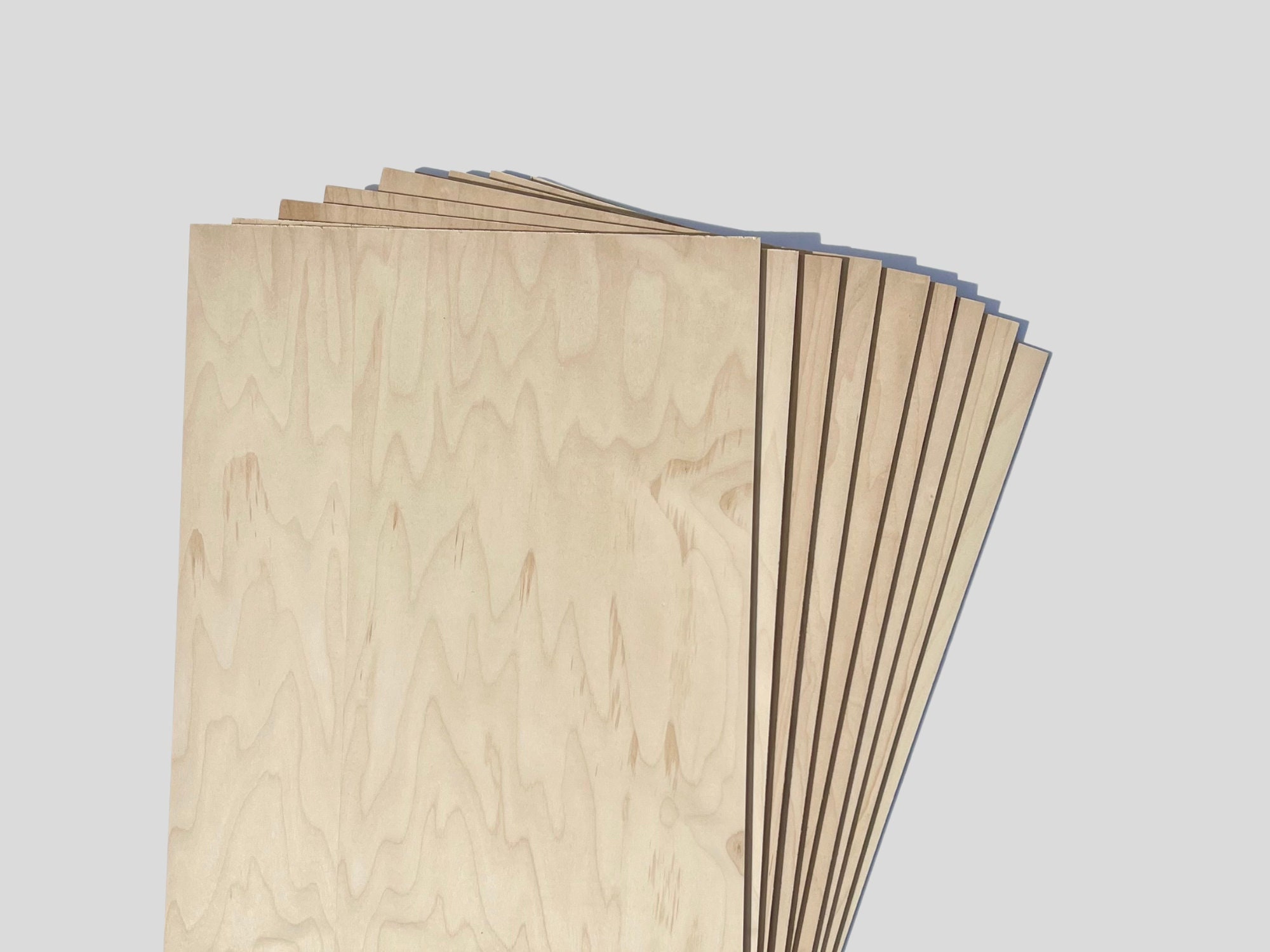 1/4" Maple Plywood, 5.2mm 12x19 Wood Sheets, Glowforge, 10 Sheets, CNC ...