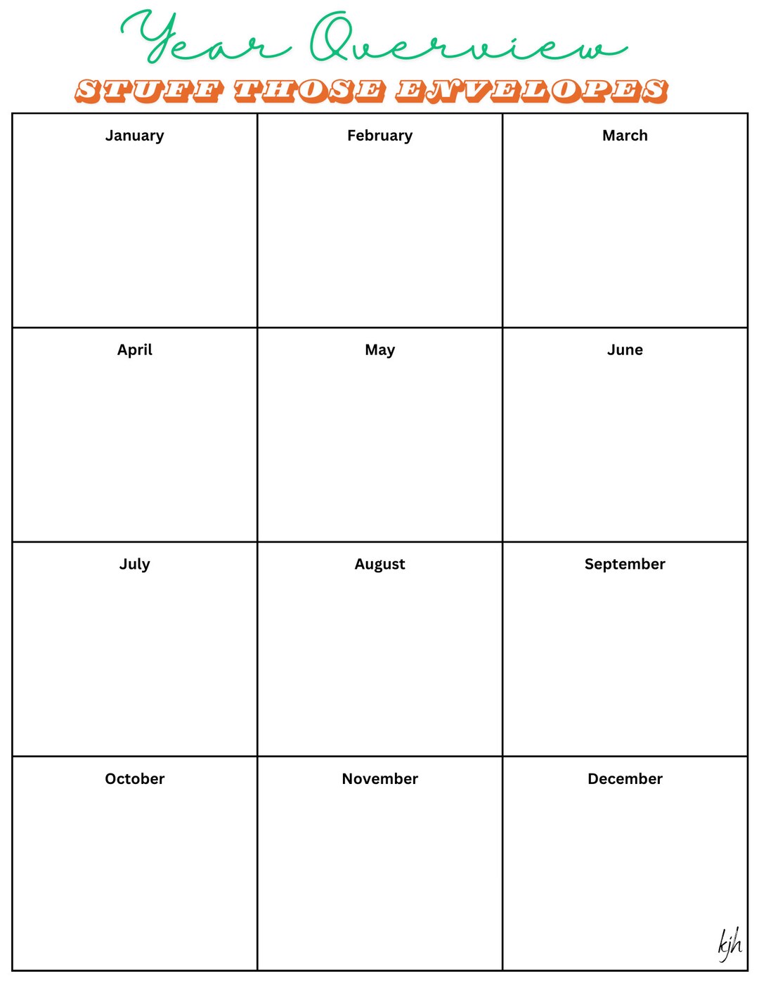 Year Overview - Etsy