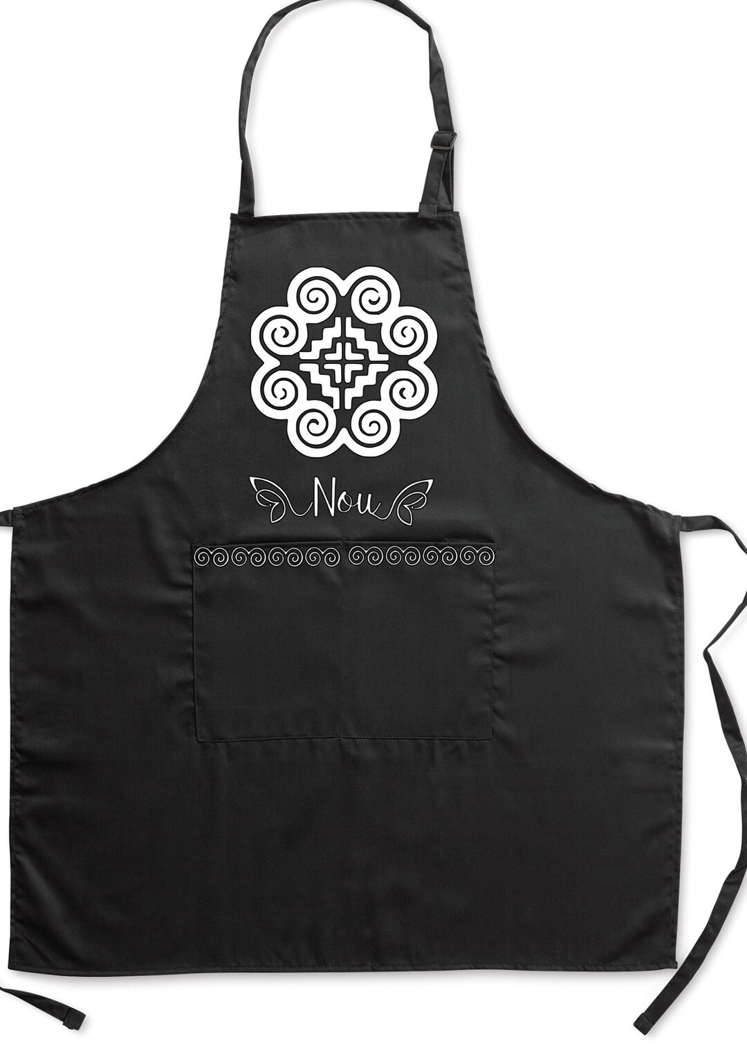 Hmong Design Aprons Personalized Apron Pockets Adjustable Around Neck ...