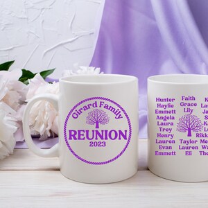 Custom Family Reunion Mug, Family Reunion Mug, Family Reunion, Family ...