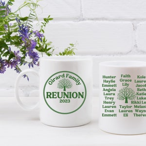 Custom Family Reunion Mug, Family Reunion Mug, Family Reunion, Family ...