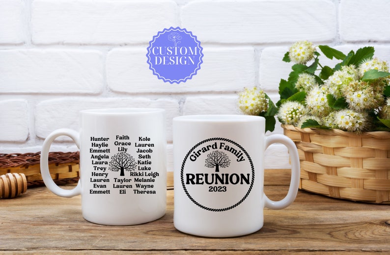 Custom Family Reunion Mug, Family Reunion Mug, Family Reunion, Family ...