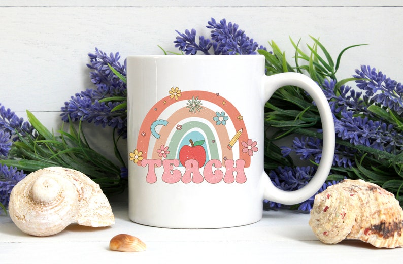 Teach Rainbow SVG Teacher Appreciation Svg Teacher Svg - Etsy