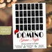 Christmas Domino Game Night Invite Template, Printable Editable ...