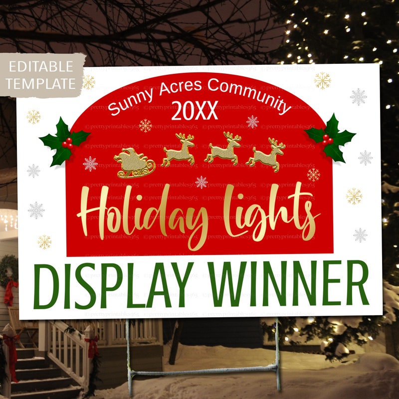 Christmas Yard Sign - Etsy