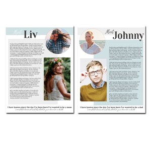 Adoption Profile Book Editable Templates, All About Us Family Profile ...