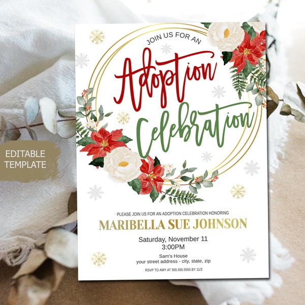 Adoption Celebration Invitation - Etsy