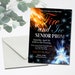Fire and Ice Prom Invite Template, Printable Editable, High School ...