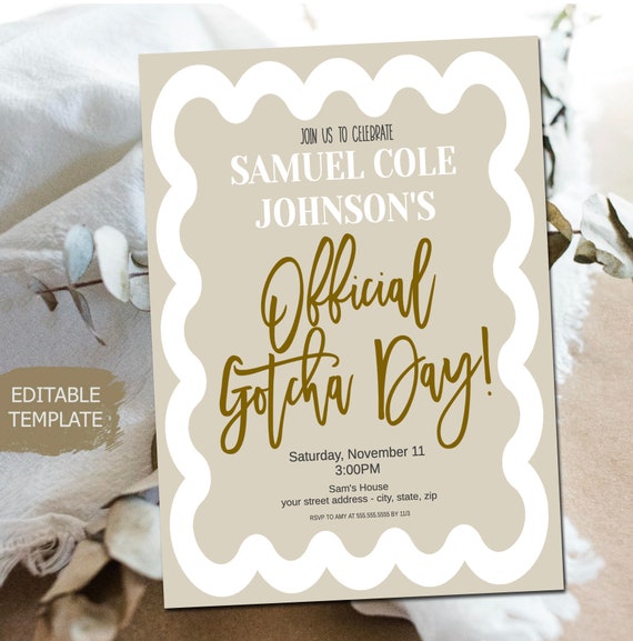 Adoption Day Invitations